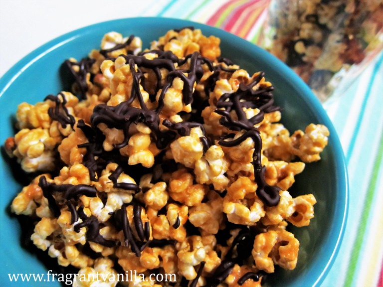 PB & Chocolate Dessert Popcorn – Fragrant Vanilla Cake