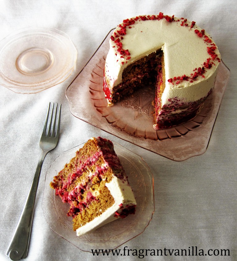 Vegan PB & J Layer Cake and 5 Year Blogaversary | Fragrant Vanilla Cake