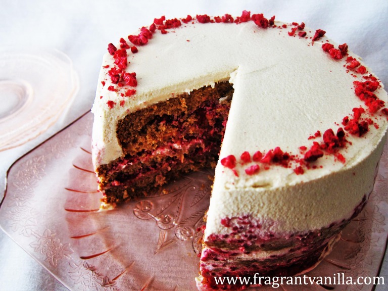 Vegan PB & J Layer Cake and 5 Year Blogaversary | Fragrant Vanilla Cake