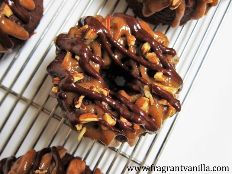 Vegan Turtle Doughnuts | Fragrant Vanilla Cake