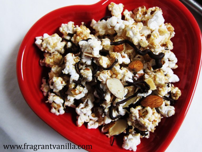 Vegan Almond Joy Popcorn | Fragrant Vanilla Cake