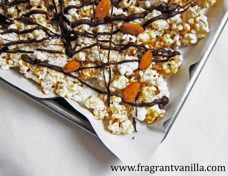 Vegan Almond Joy Popcorn | Fragrant Vanilla Cake