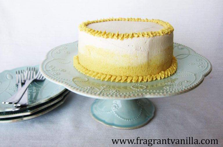Vegan Turmeric Spice Cake | Fragrant Vanilla Cake