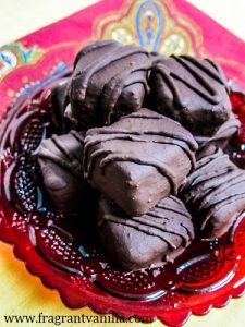 Chocolate Covered Chestnut Caramels | Fragrant Vanilla Cake