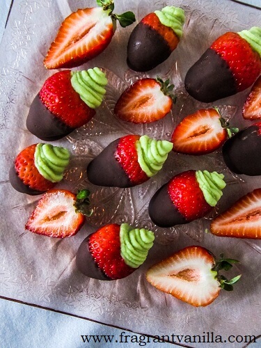 Chocolate Dipped Key Lime Pie Stuffed Strawberries | Fragrant Vanilla Cake Chocolate Dipped Key Lime Pie Stuffed Strawberries | Fragrant Vanilla Cake