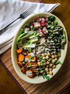 Roasted Spring Vegetable Buddha Bowl﻿ | Fragrant Vanilla Cake