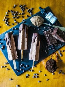 Vegan Mocha Hazelnut CBD Ice Cream Pops | Fragrant Vanilla Cake