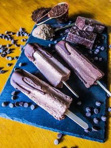 Vegan Mocha Hazelnut CBD Ice Cream Pops | Fragrant Vanilla Cake